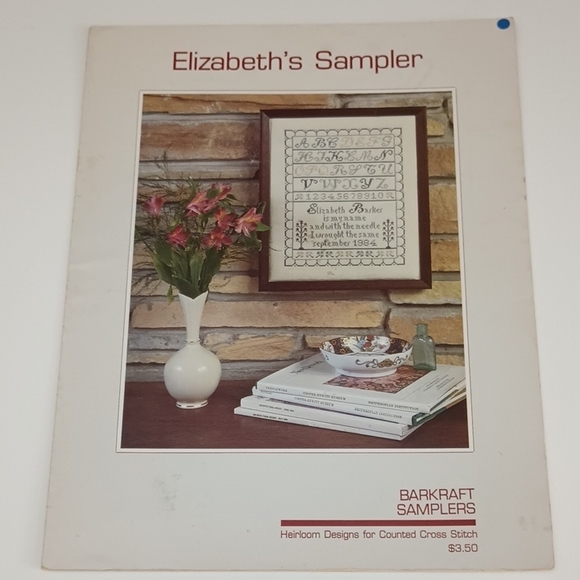 Barkraft Samplers | Office | 35 Vtg Elizabeths Sampler Barkraft ...